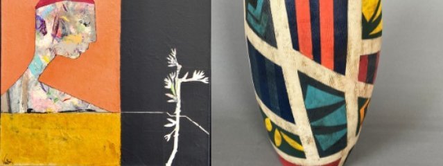 Kunstner og arkitekt til fernisering i Galleri Virak