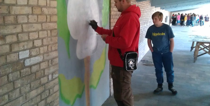 Fødselsdagsfest på Frydenstrandskolen