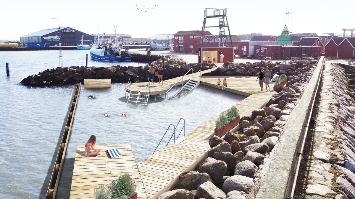 Byggeriet af Strandby Havnebad er gået i gang
