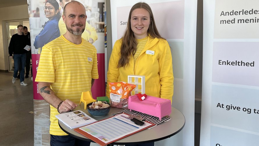 150 elever på handelsskolen mødte 20 virksomheder til Erhvervsdagen