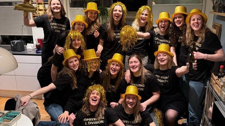 Sæby HK's to bedste hold rykker op i 1. division og 3. division