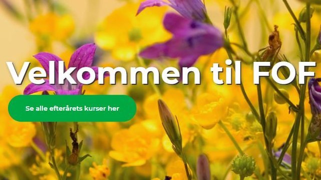 FOF Vendsyssel lancerer sit program for efteråret elektronisk