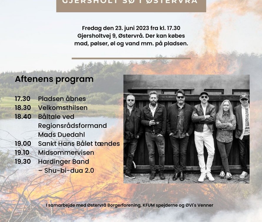 Hardinger Band til Skt. Hans ved Gjersholt Sø