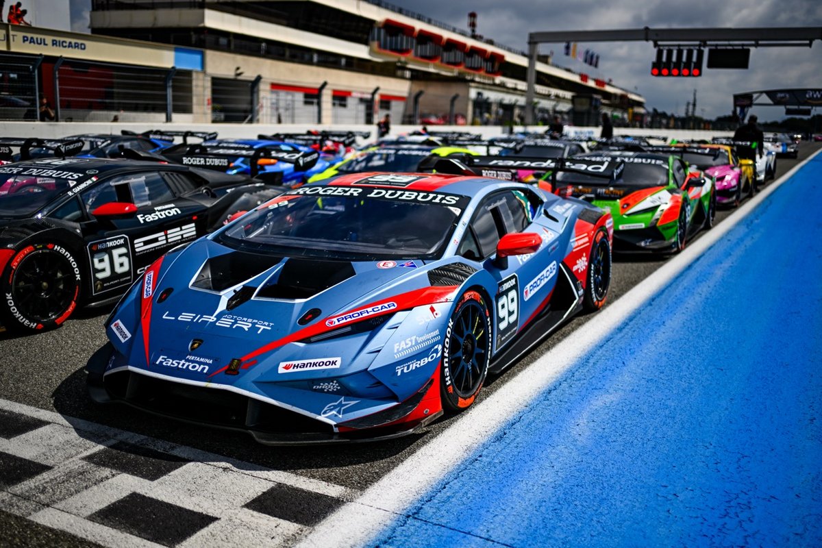 Silas Rytter fik drømmedebut i europæisk Lamborghini-mesterskab