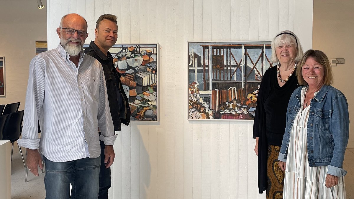 Kunstner forærede to malerier til Frederikshavn Kunstmuseum