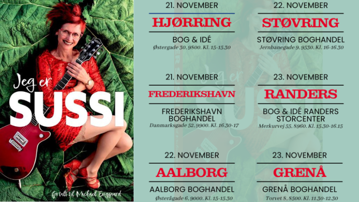 Tirsdag signerer Sussi fra Sussi og Leo bøger i Frederikshavn Boghandel