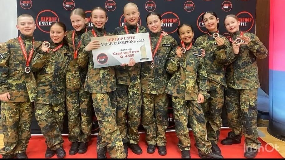 New Kids fra Dance Studio Frederikshavn danske mestre ved Hip Hop Unite