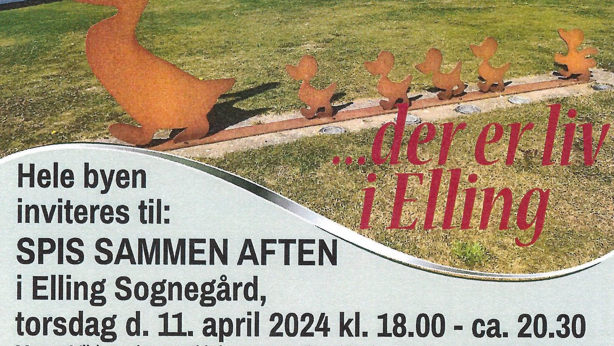 Torsdag 11. april: SPIS SAMMEN-arrangement i Elling