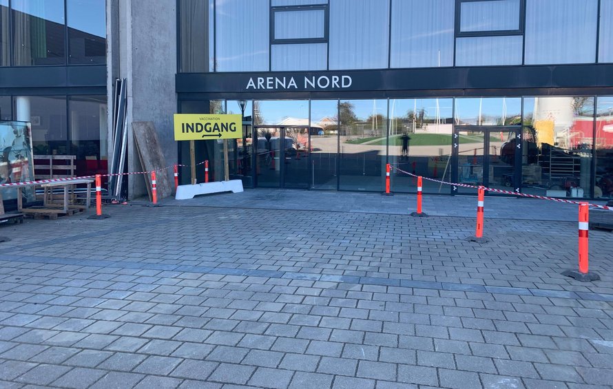 Hovedindgang til Arena Nord kan igen benyttes