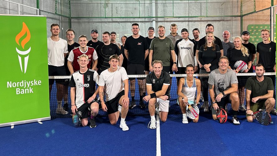 Pernille Tolstrup og Mike Friis vandt padel-turnering i Sportshallen