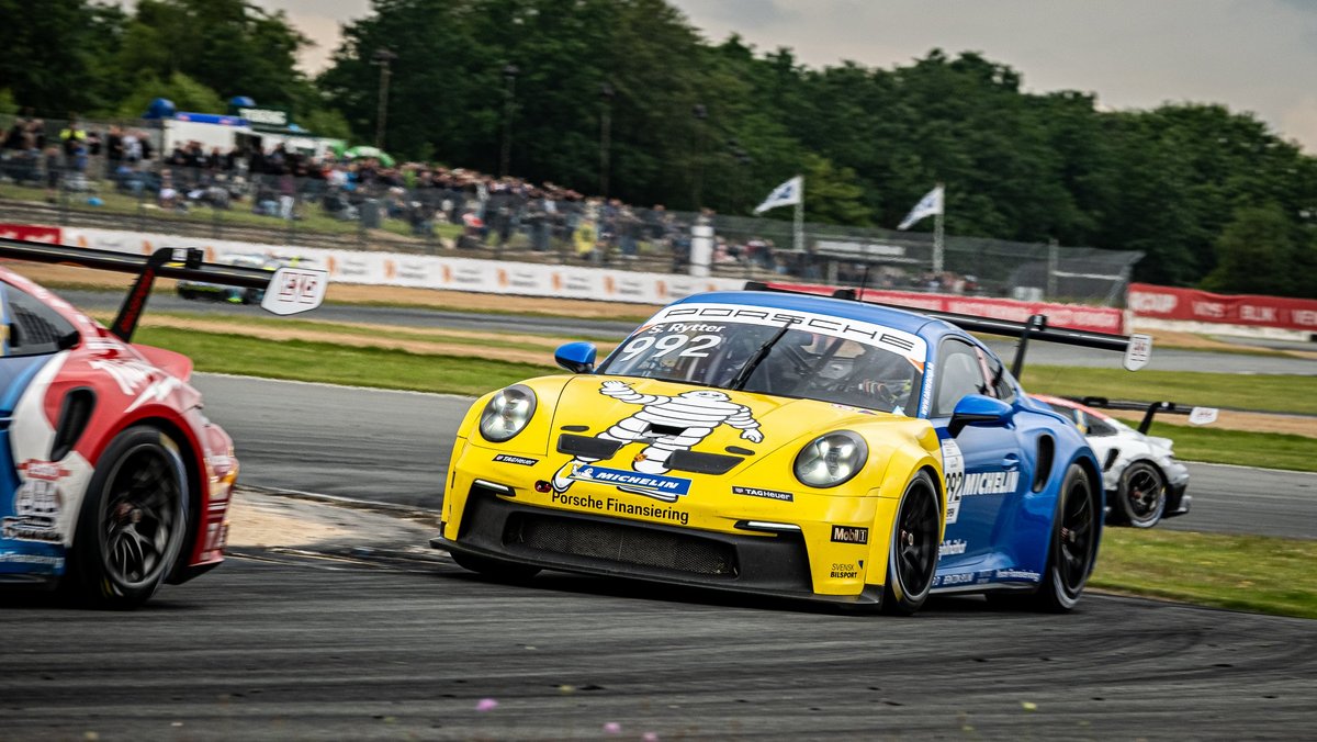 Silas Rytter imponerede med podieplads i Porsche Carrera Cup Scandinavia