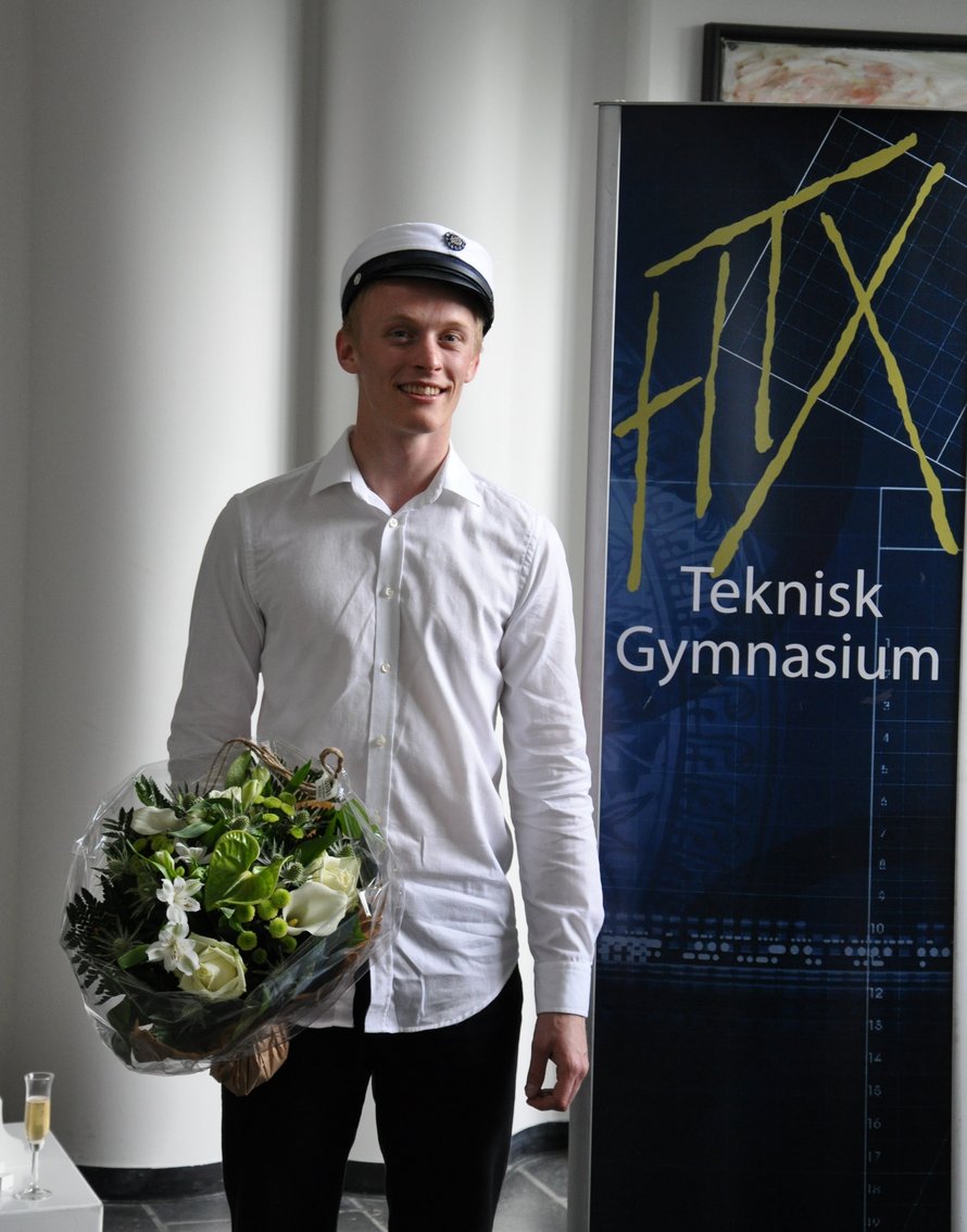 Første student på htx - Teknisk Gymnasium