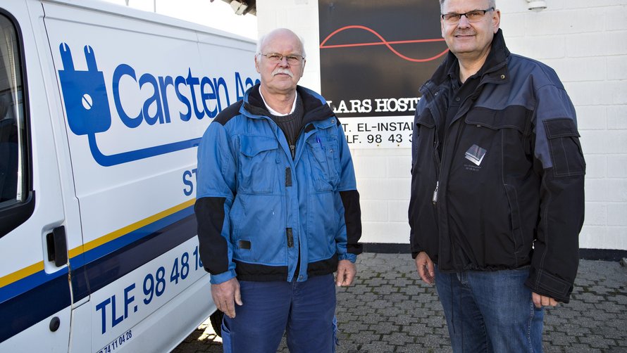 Lars Hostrup og Carsten Aaen samler kræfterne
