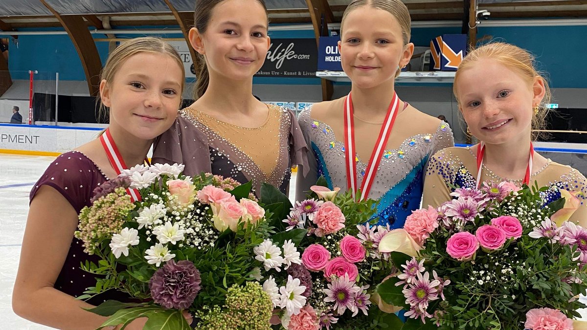 Flot start på skøjtesæsonen for FSF - vandt fire medaljer i Gentofte