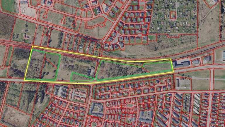 Nyt erhvervsområde nord for Vendsysselvej i Frederikshavn