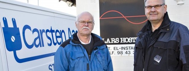 Lars Hostrup og Carsten Aaen samler kræfterne