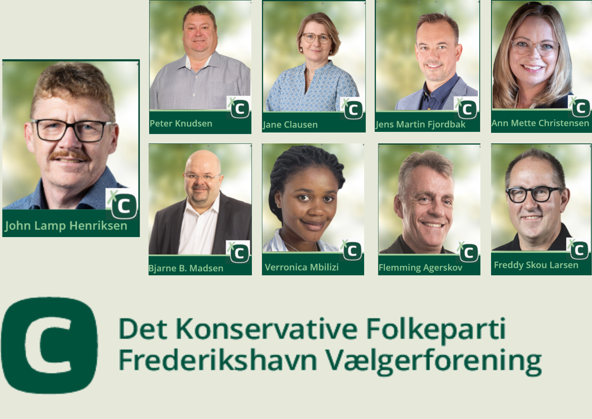 Det Konservative Folkeparti præsenterer ni byrådskandidater